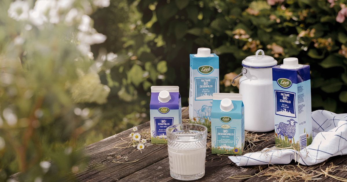 Our sheep's and goat's milk | Leeb Vital